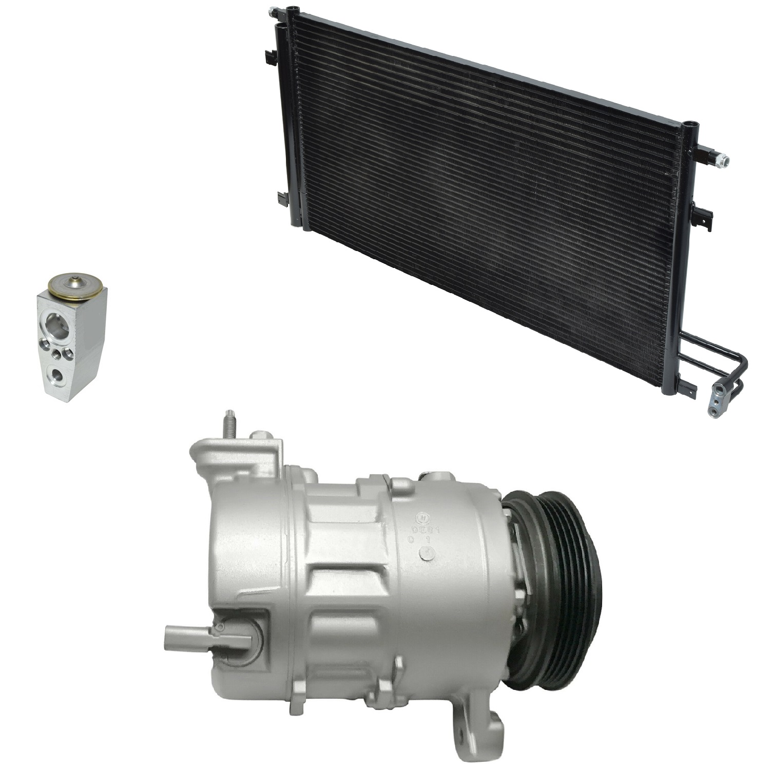 2014 GMC Sierra 1500 Denali 6.2L Compressor and Condenser Kit (KT EG25B)